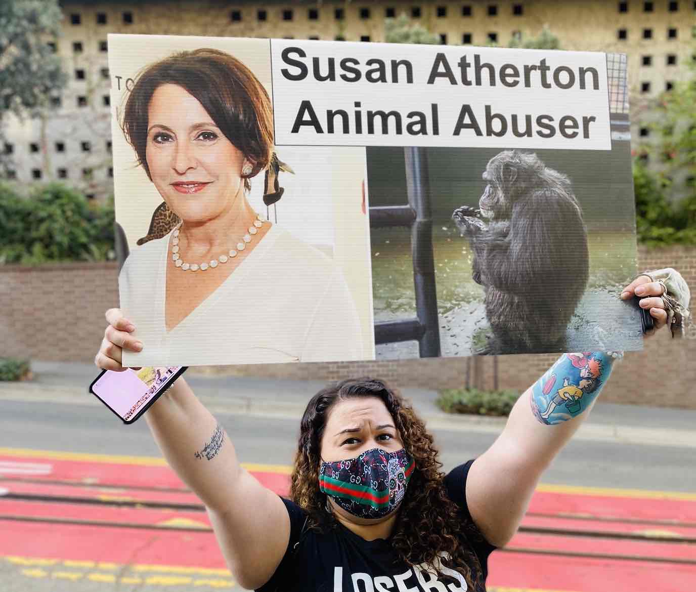 Animal Rights Activists Protest HSUS Board Chair Susan Atherton Over ...